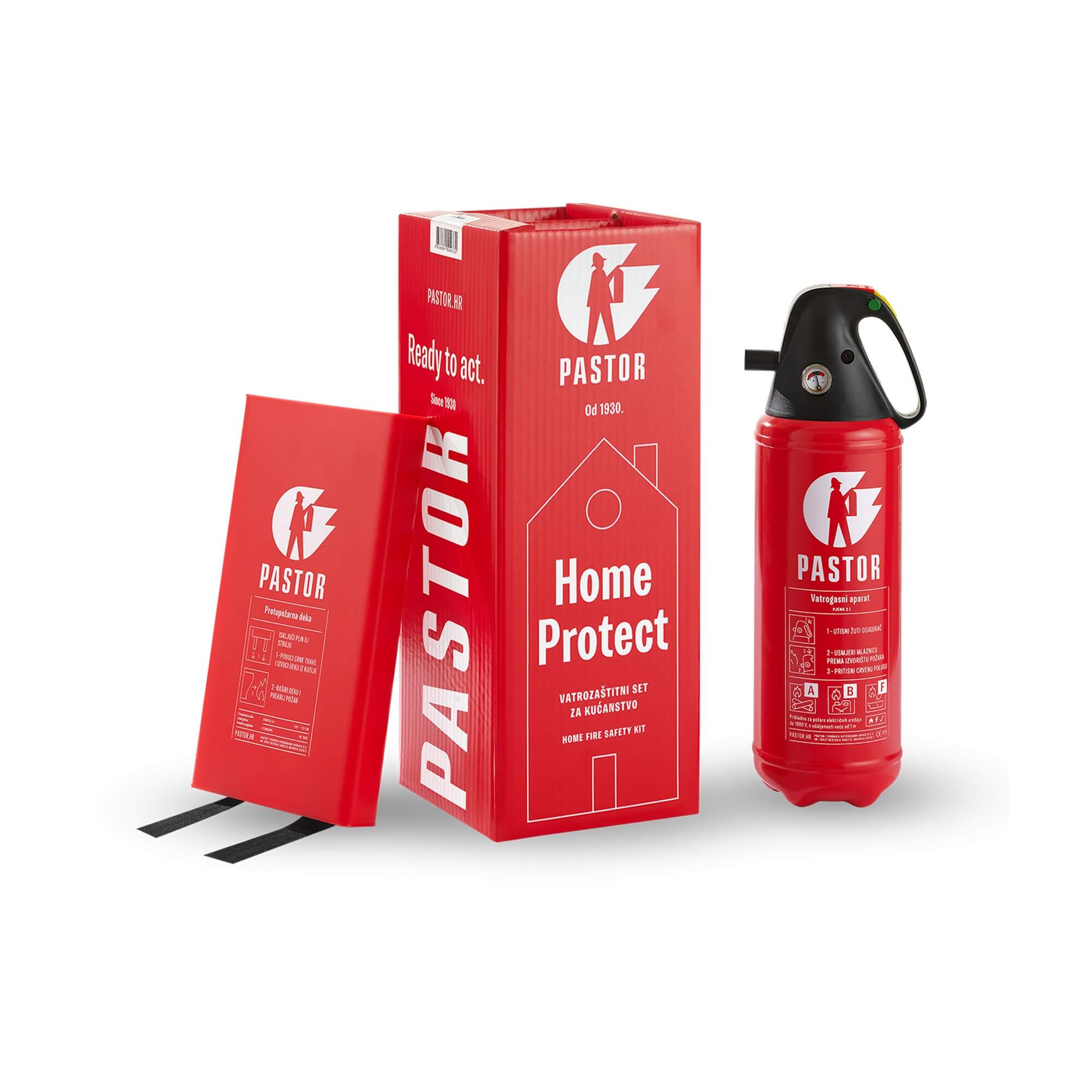 Home Protect fire protection package, F2 device + blanket