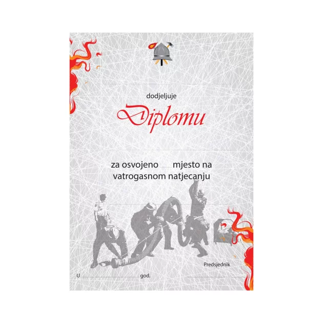 Diploma za vatrogasno natjecanje