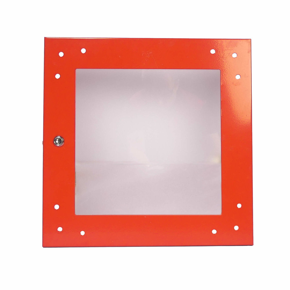 Hydrant cabinet door, with glass